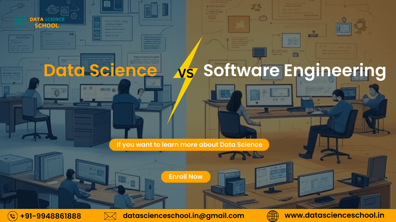 #1 Data Science vs Software Engineering difference | 2025